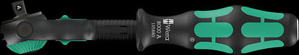 WERA 8000 A Black Edition Carraca Zyklop Speed con arrastre de 1/4" – Lafermu